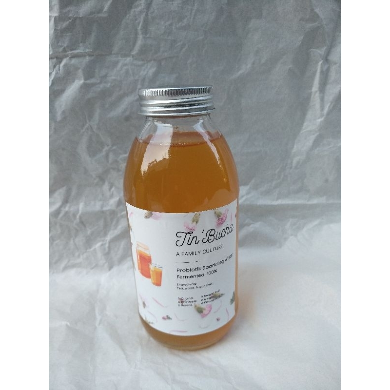 Jual kombucha original/350 ml/botol kaca | Shopee Indonesia