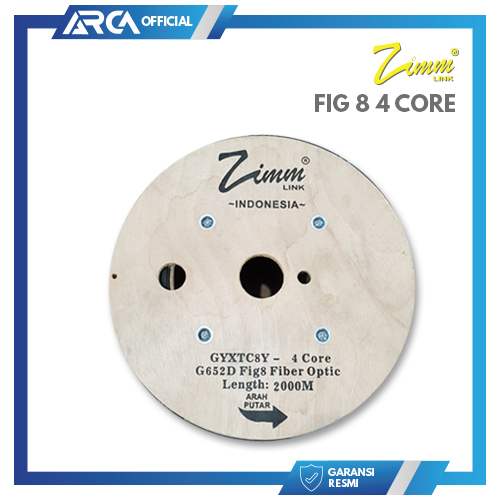 Jual Kabel FIG 8 ZimmLink 4Core 6Core 12Core 24Core Fiber Optic Panjang ...