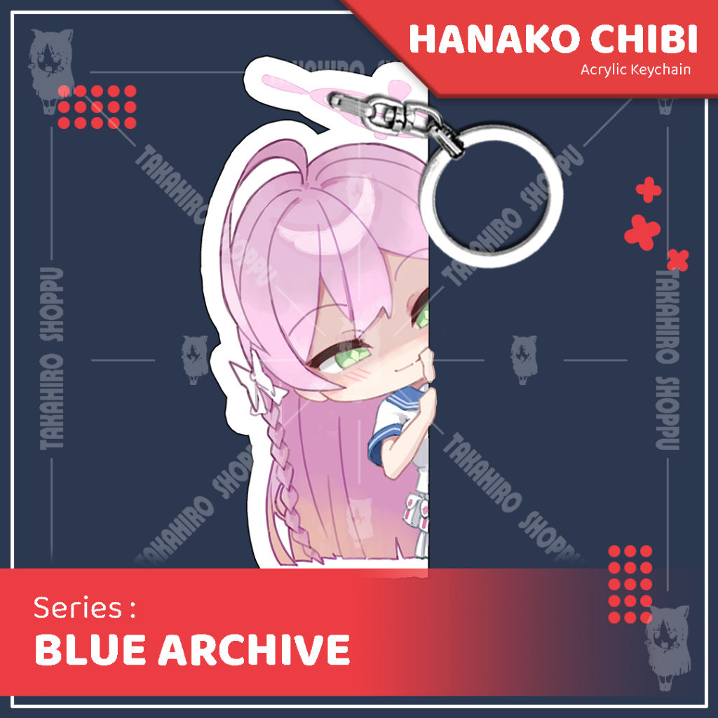 Jual Gantungan Kunci / Keychain Akrilik Blue Archive HANAKO CHIBI ...