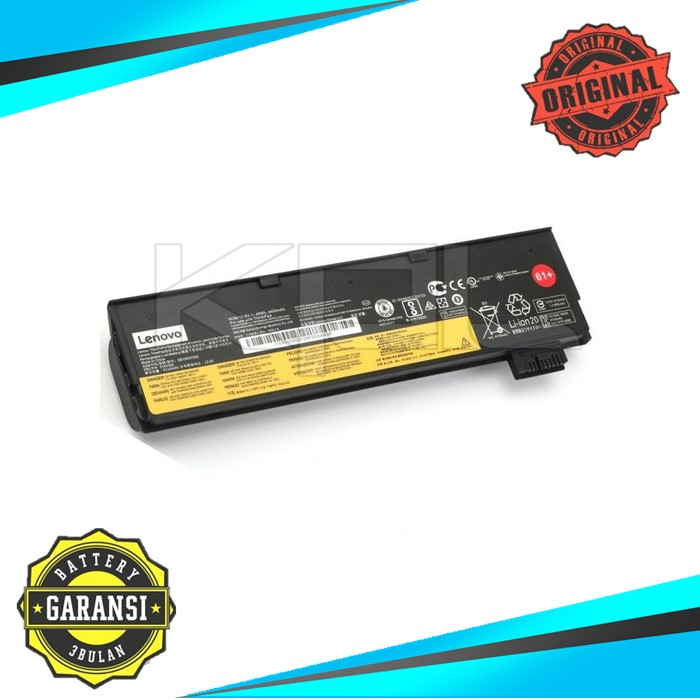 Jual Battery Thinkpad P52S T470 T480 T570 T580 P51S P52S 61 ORIGINAL ...