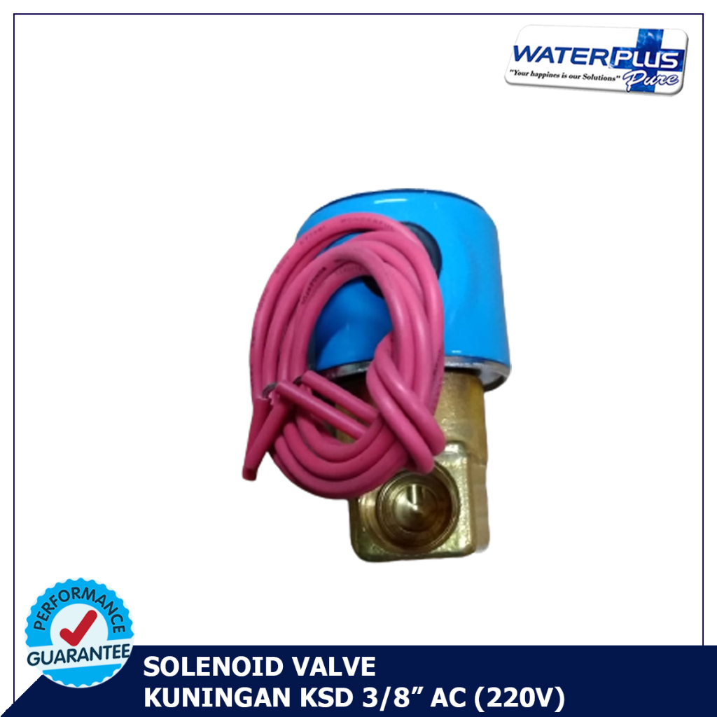 Jual Solenoid Valve Kuningan Type KSD FB3F 3/8" Inch 220V AC | Shopee ...