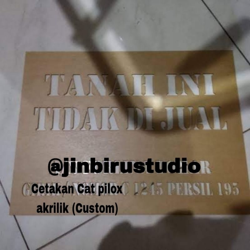 Jual Cetakan tulisan-angka cat pilox akrilik (custom) | Shopee Indonesia