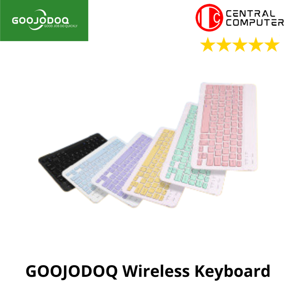 Jual GOOJODOQ Wireless Keyboard 10 Inch | Shopee Indonesia