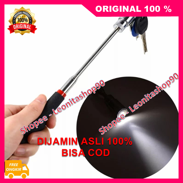 Jual Telescopic Magnet LED Tongkat Magnet Lampu Led Senter Tool Kit ...