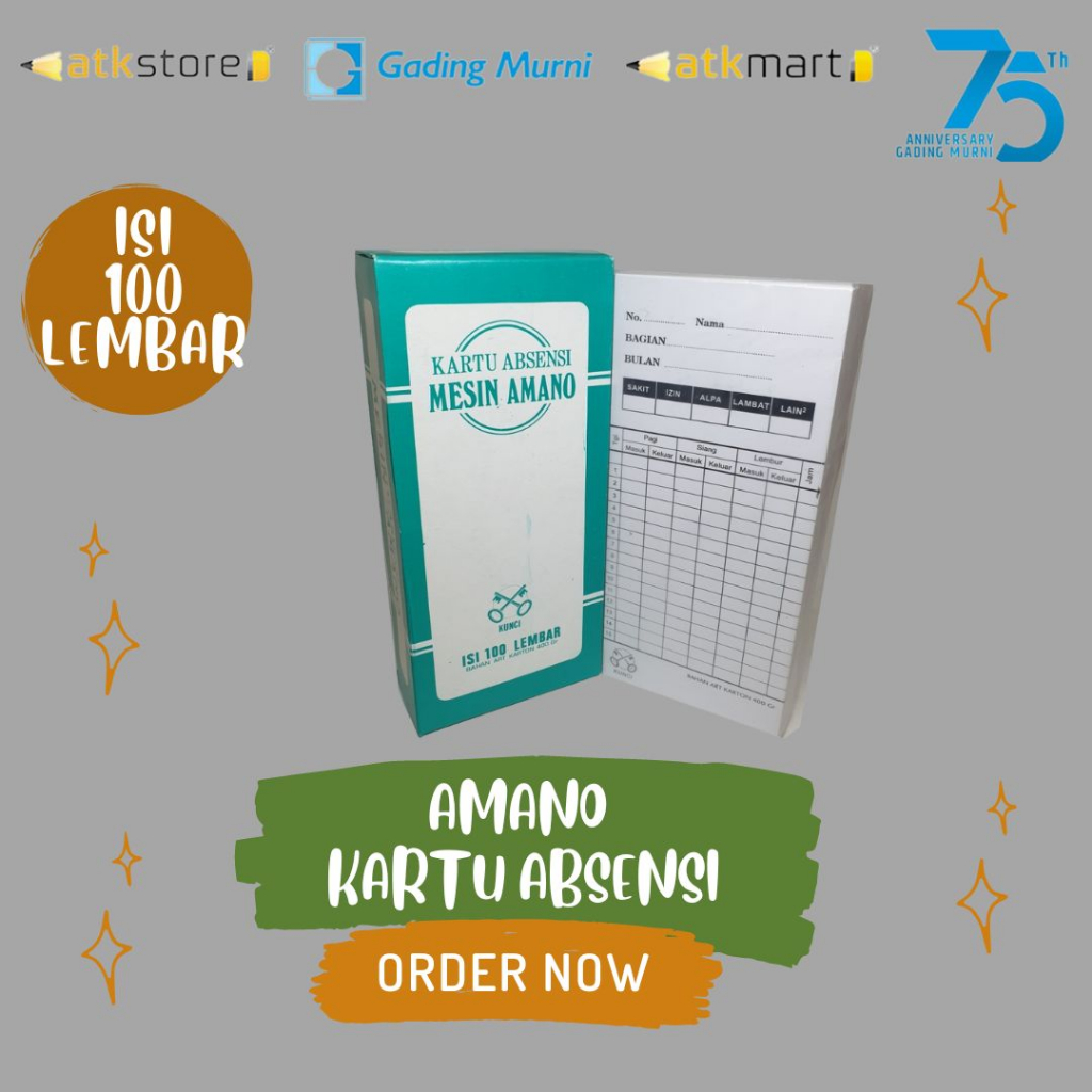 Jual Amano Kartu Absensi Manual | Shopee Indonesia Jual Amano Kartu Absensi Manual | Shopee Indonesia