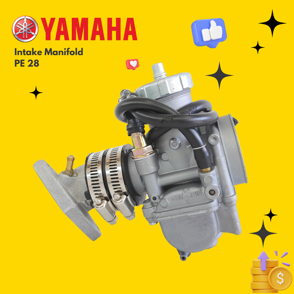 Jual Paket Manipol JUPITER MX Old dan New Memakai Karbu pe28 Intake ...