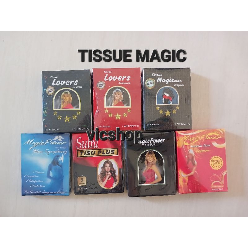 Jual LOVERS MAGIC POWER Tissue super magic tisu super magic original ...
