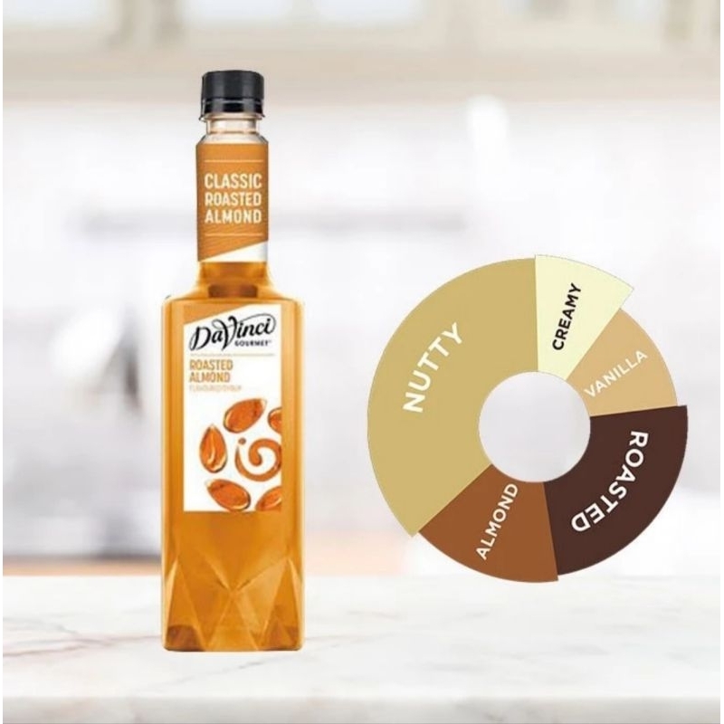 Jual Davinci Gourmet Syrup Roasted Almond 750ml | Shopee Indonesia