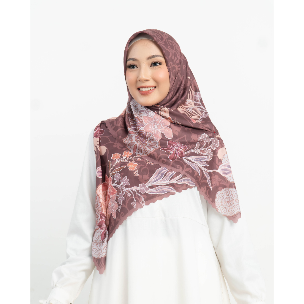 Jual THIALABEL Kana Hijab Print Size 117 | Shopee Indonesia