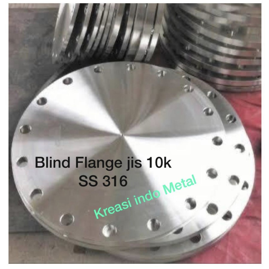 Jual 21/2” Blind Flange /Buta Jis 10k SS316 -2,5 inch 10 K Stainless ...