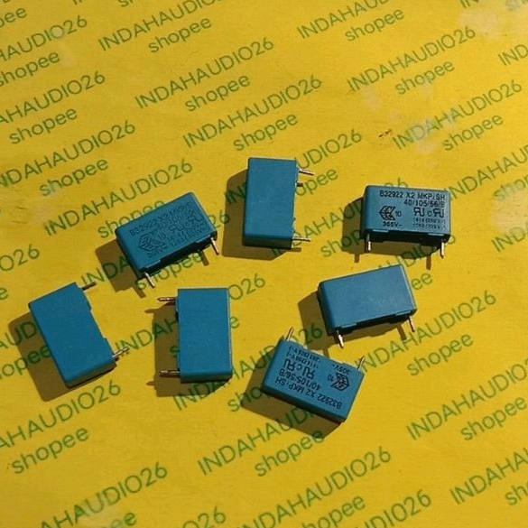 Jual EPCOS 104 305v jarak kaki 15mm mkm 100nf 100n mkp mkt kapasitor mkt bukan 250v bukan 275v ...