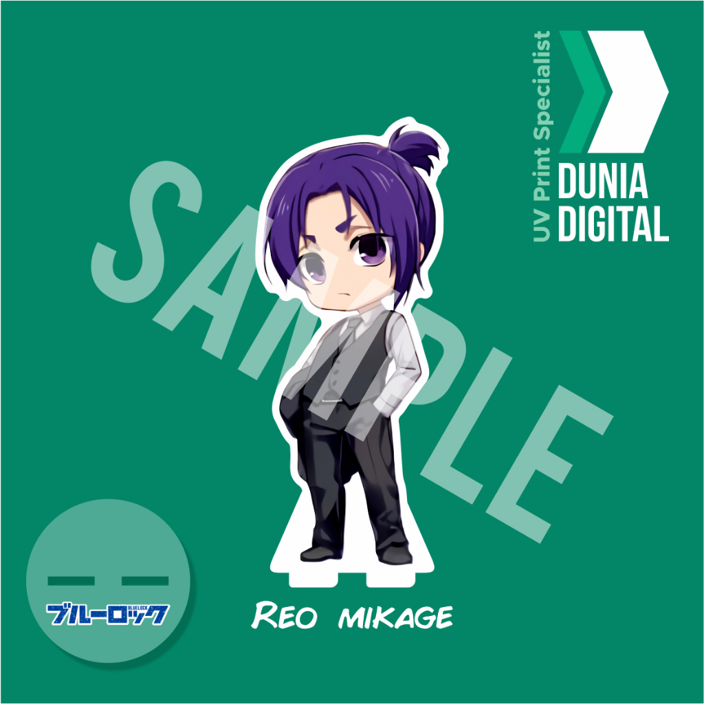 Jual Standee Akrilik Blue Lock Casual Chibi | Nagi Bachira Rin Isagi ...