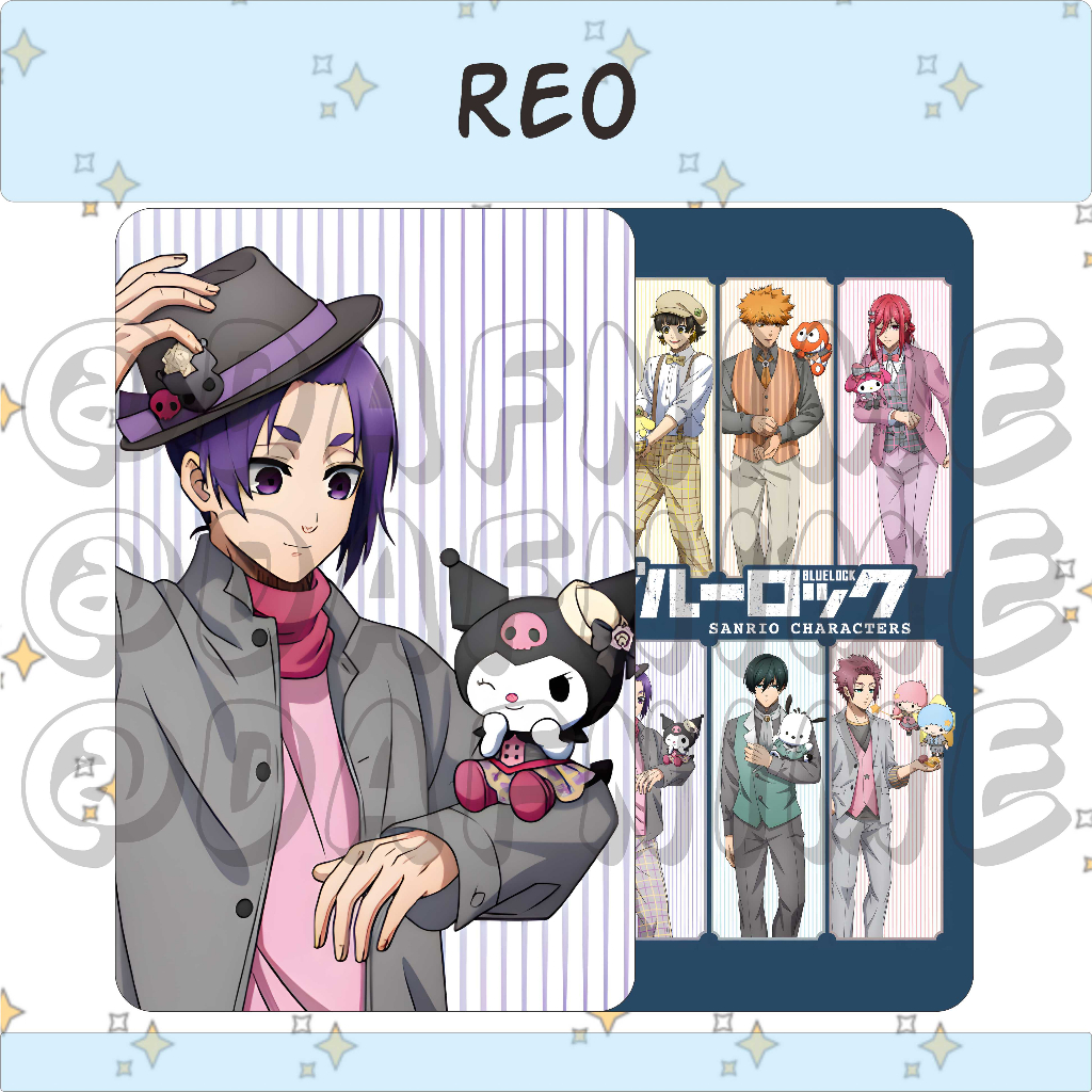Jual BLUE LOCK SANRIO CHARACTER EDITION PHOTOCARD ANIME | Shopee Indonesia