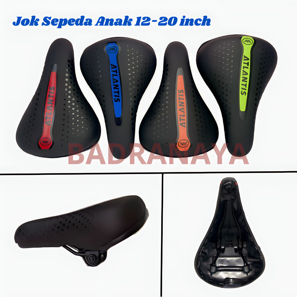 Jual Jok Sepeda Sadel Anak BMX Lipat MTB Saddel Motif Garis Titik Empuk ...