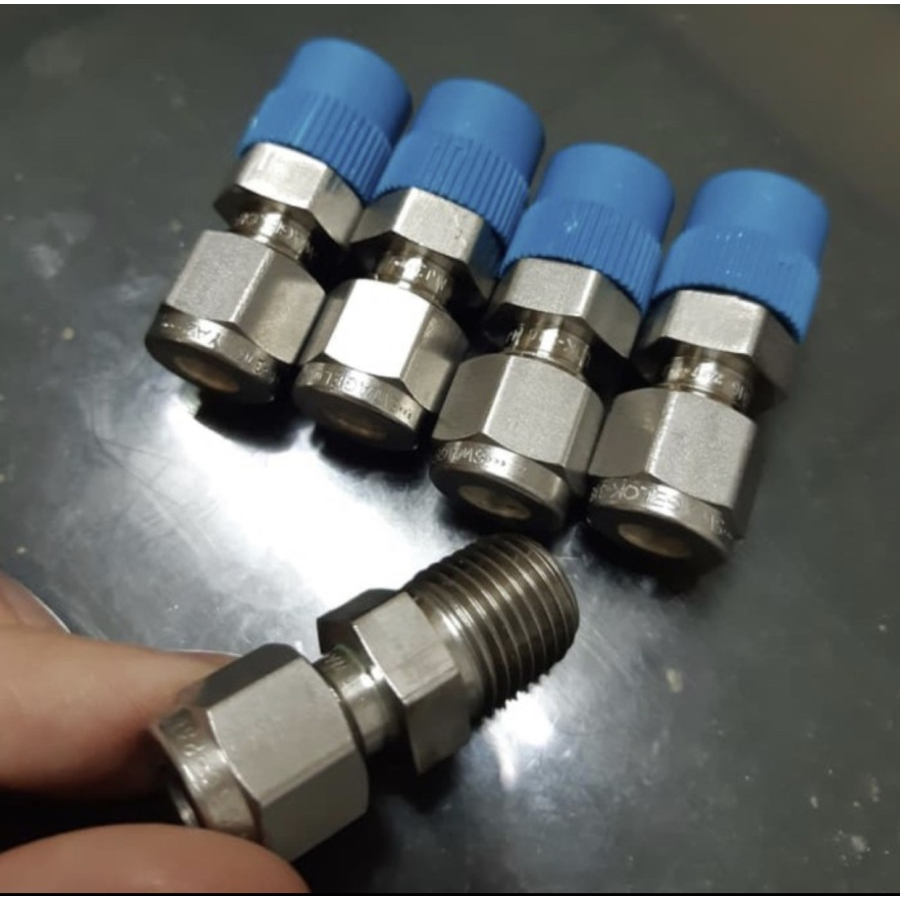 Jual Male connector Swagelok - 1/2 NPT x 5/8 OD Tubing - Con ( SS 316 ...
