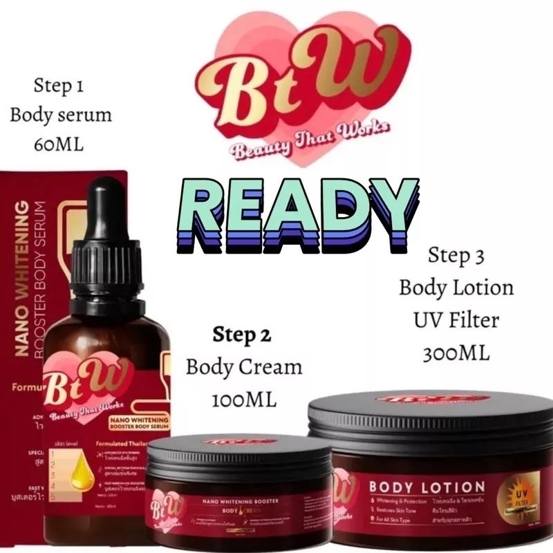 Jual Beauty That Works BTW Body Serum/Cream/Lotion | Shopee Indonesia