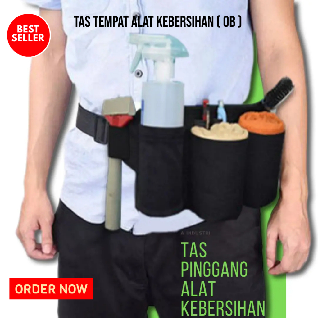 Jual Tas Pinggang Cleaning Service OB / Sabuk Tas Tempat Alat ...