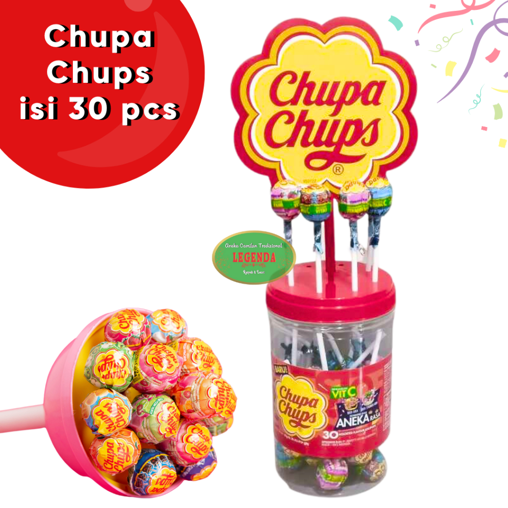 Jual Permen Chupa Chups isi 30 lolipop aneka rasa | Shopee Indonesia