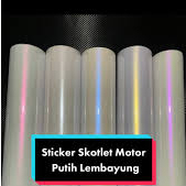 Jual Stiker Putih Mutiara Skotlet Putih Mutiara L50cm Skotlet Bunglon ...