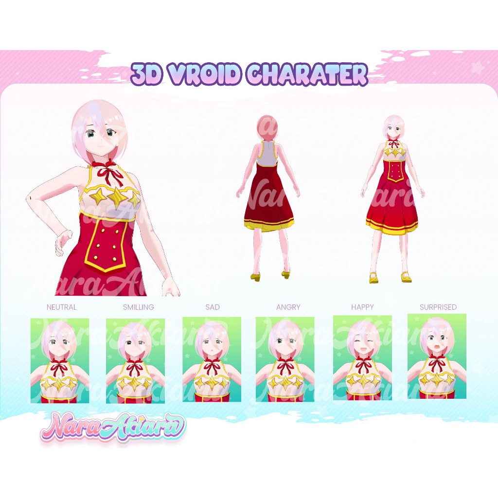Jual Dapatkan Karakter Vroid 3D Premium untuk Streaming Terbaik Anda ...