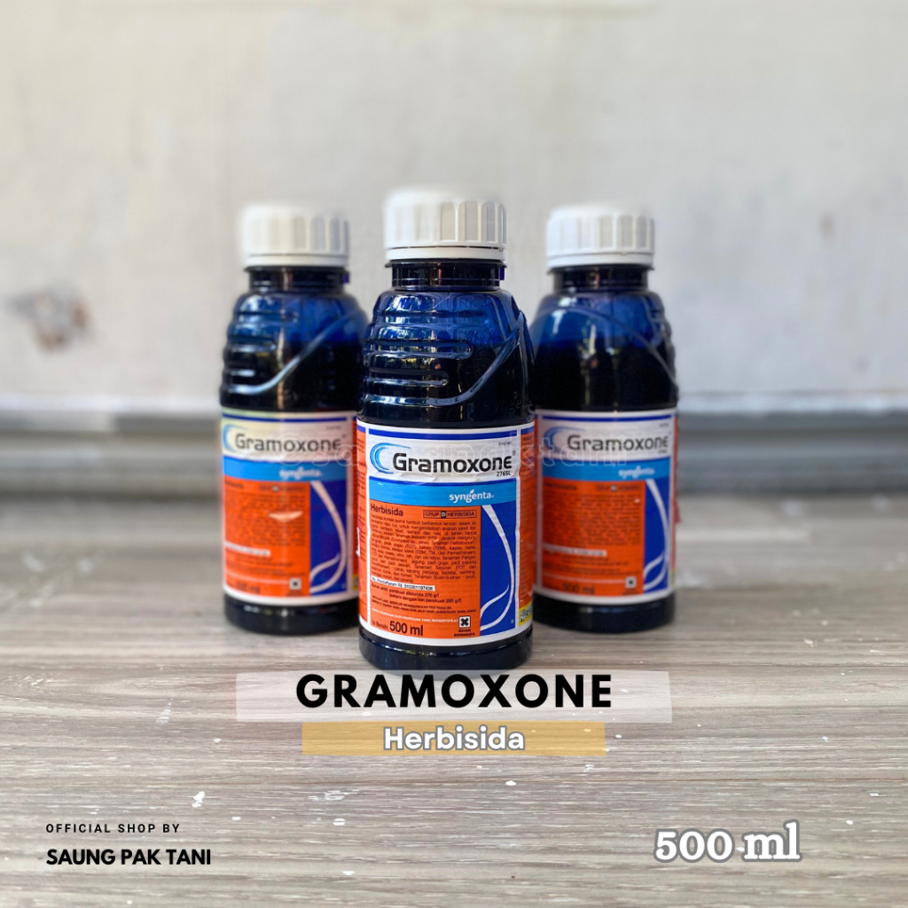 Jual GRAMOXONE 276SL HERBISIDA RACUN PEMBASMI RUMPUT & GULMA 500 ML ...