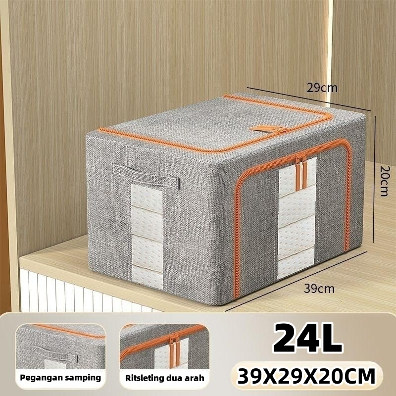 Jual ★Kebutuhan keluarga★Linen katun berkualitas tinggi Storage Box ...