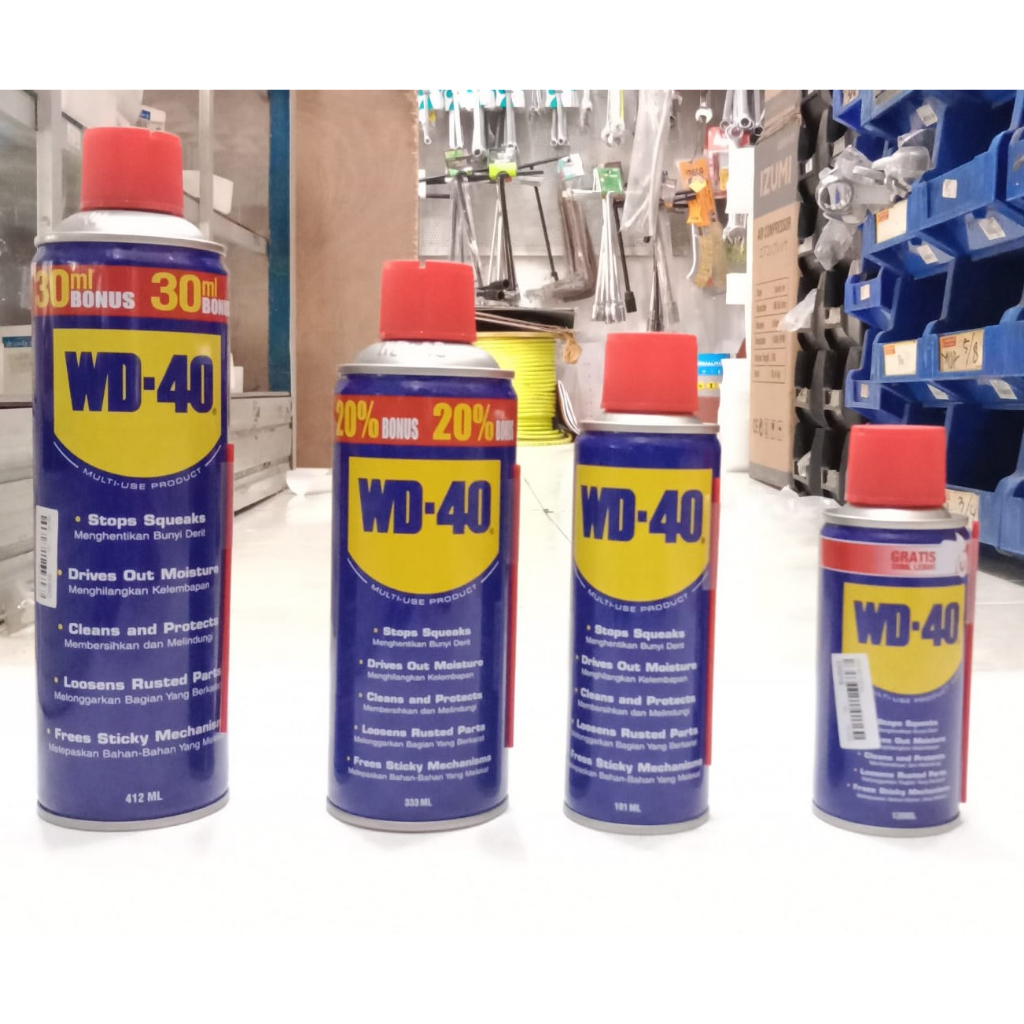 Jual WD-40 PELUMAS ANTI KARAT/LUBRICANT 191ML MURAH BERKUALITAS | Shopee Indonesia