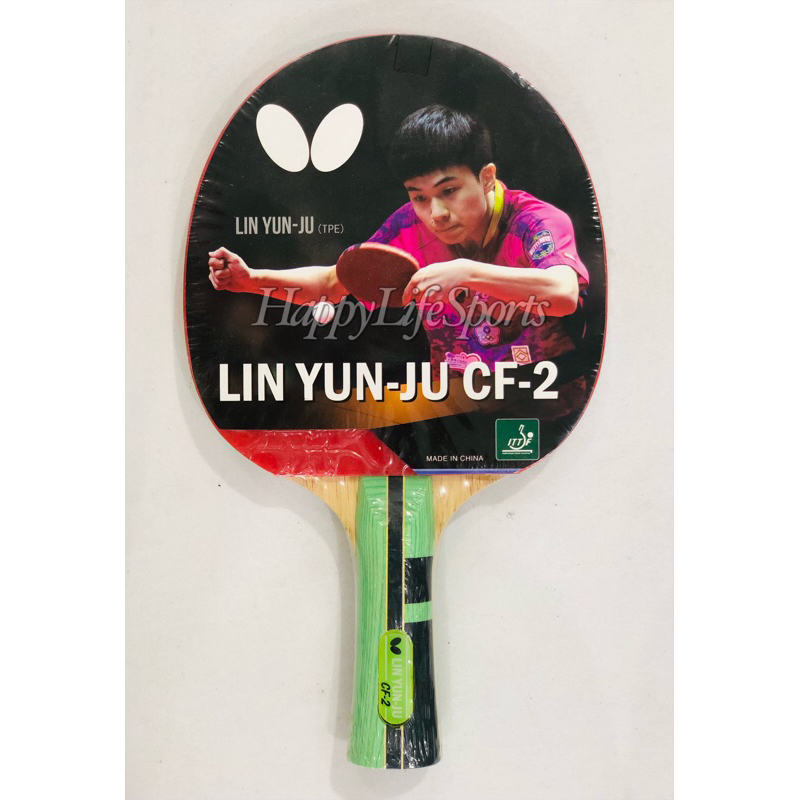 Jual [ORIGINAL] Karet Pingpong Rakitan Butterfly Carbon Lin Yin Ju CF 2 | Shopee Indonesia