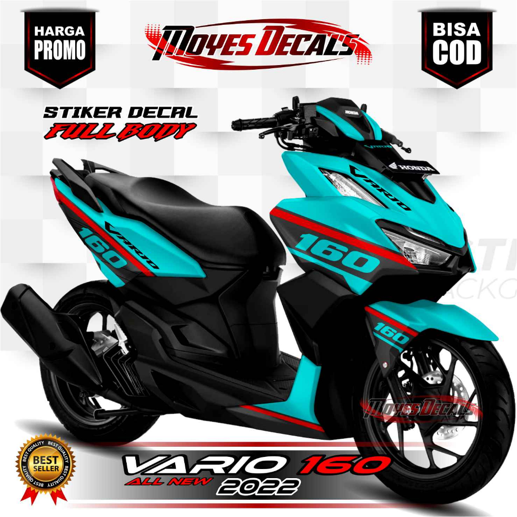 Jual Decal Fullbody Motor Honda All New Vario 160 CBS Sticker Motif ...