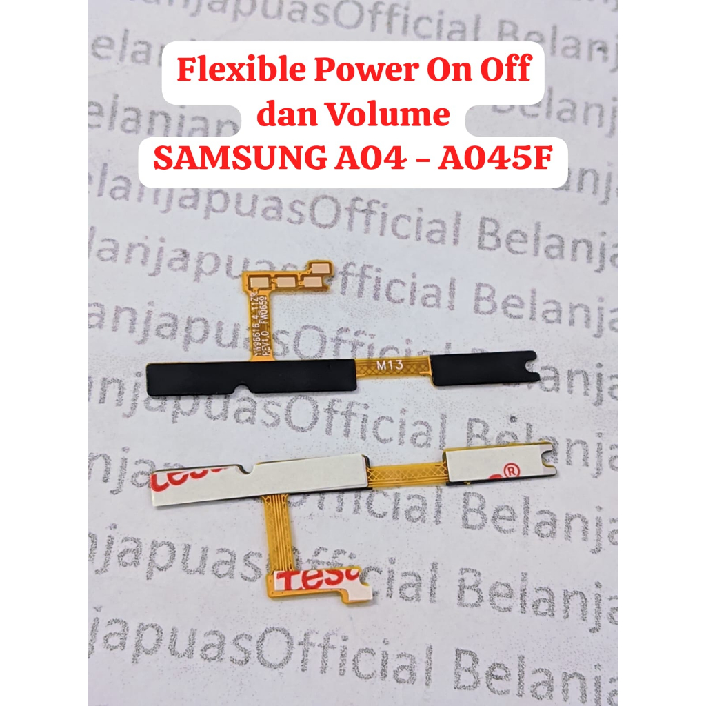 Jual Flexible Fleksibel Flex Flek POWER ON OFF dan VOLUME SAMSUNG A04 A045F | Shopee Indonesia