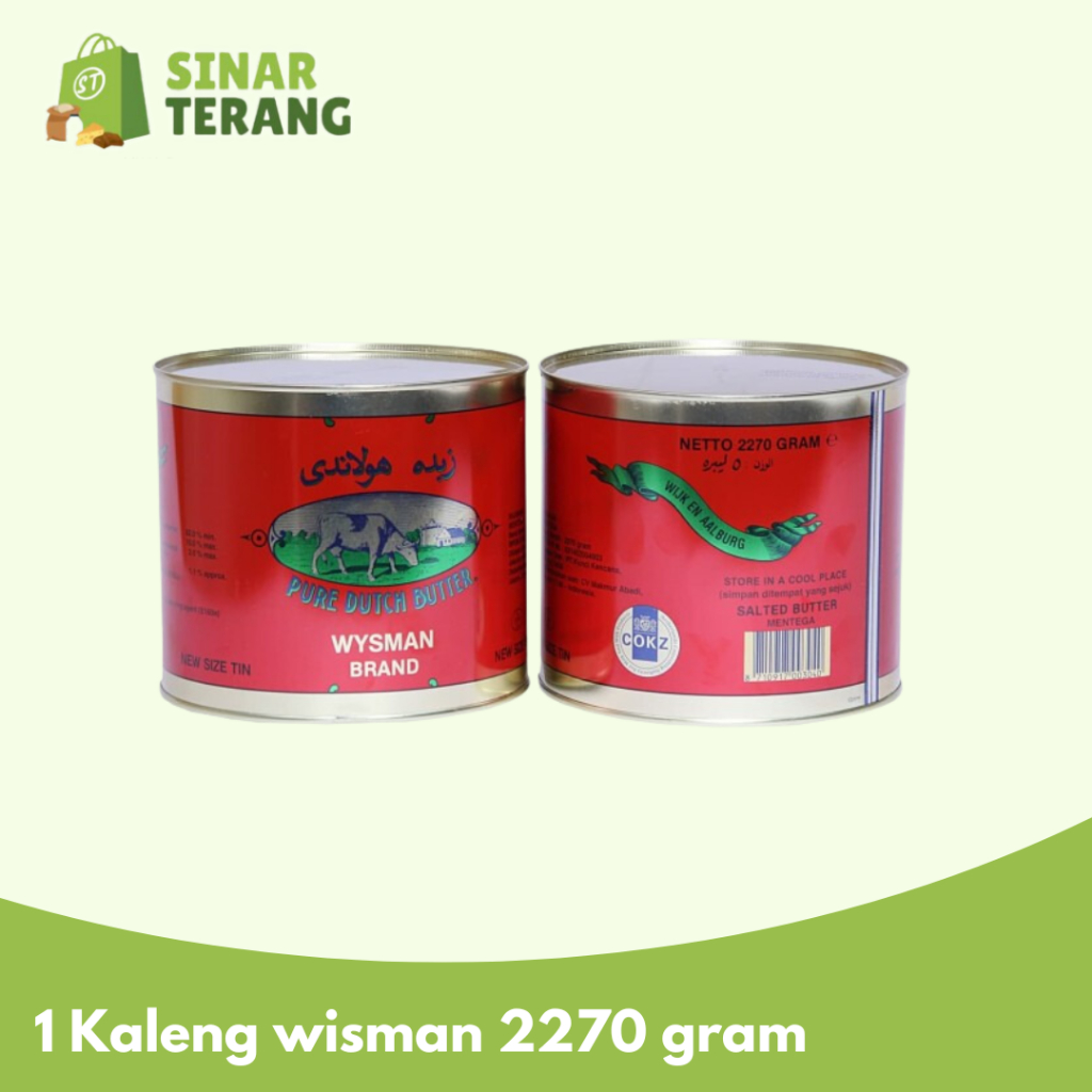 Jual Wisjman Butter / Mentega Wisman 2kg / 2270 gram | Shopee Indonesia