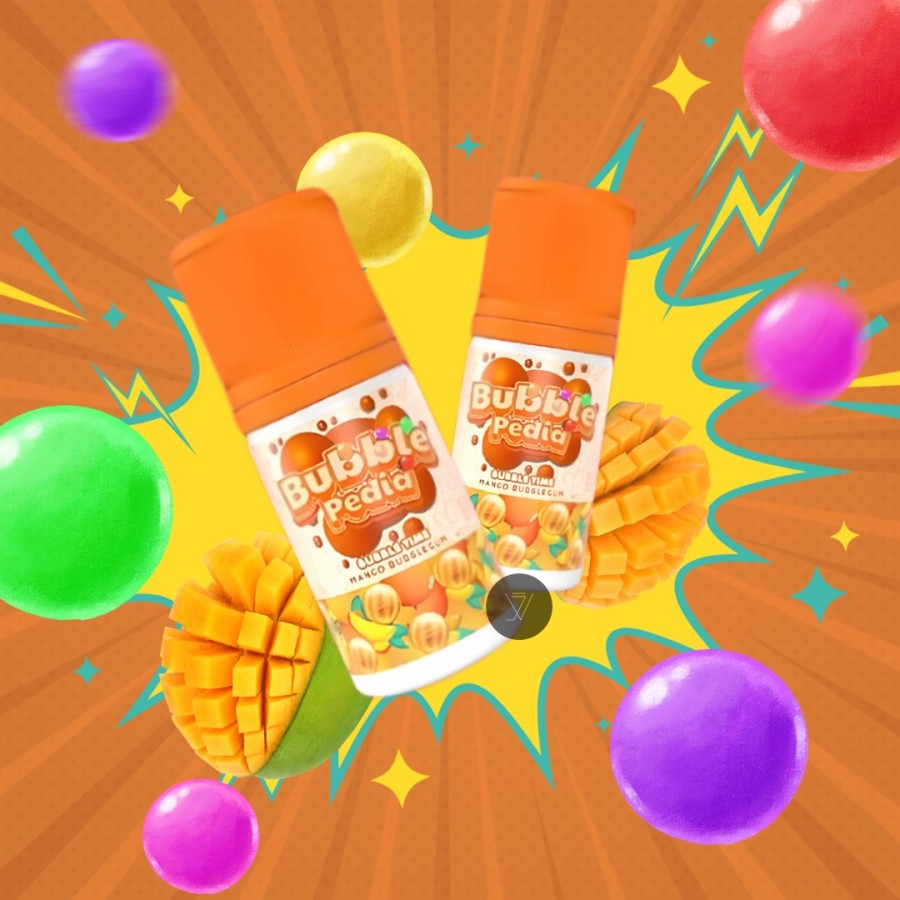 Jual Bubblepedia Mango Bubblegum 30ml Pods Friendly Vape Liquid By ...