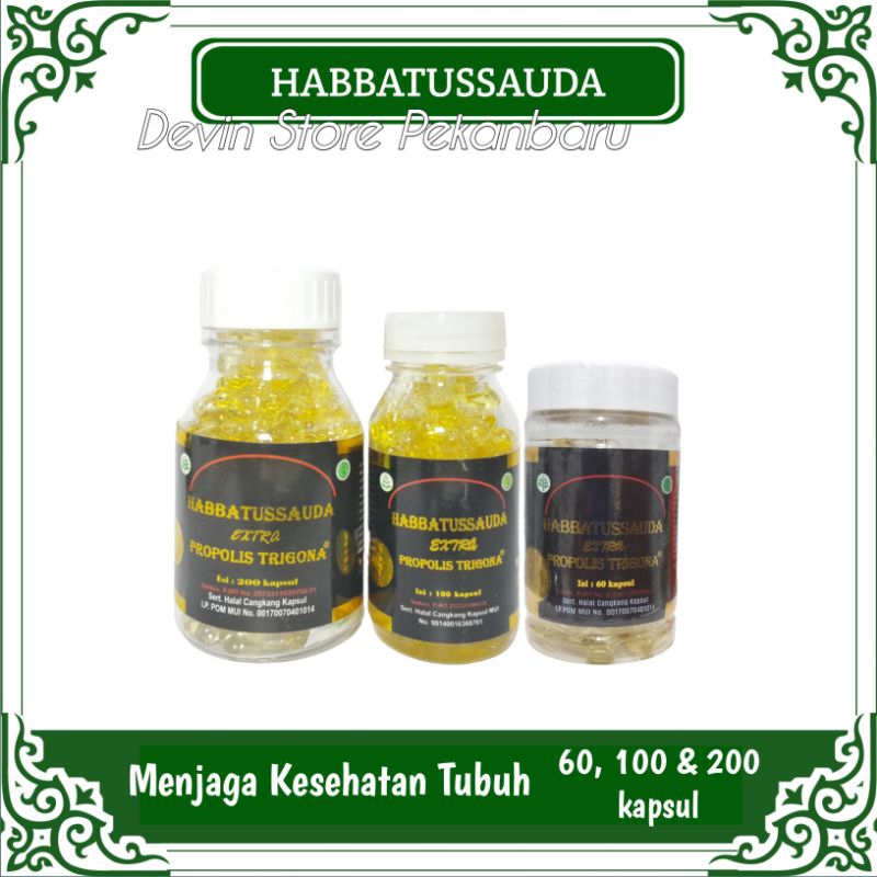 Jual Habbatussauda Plus Propolis Trigona UMS / Habbat / 60 • 100 • 200 ...
