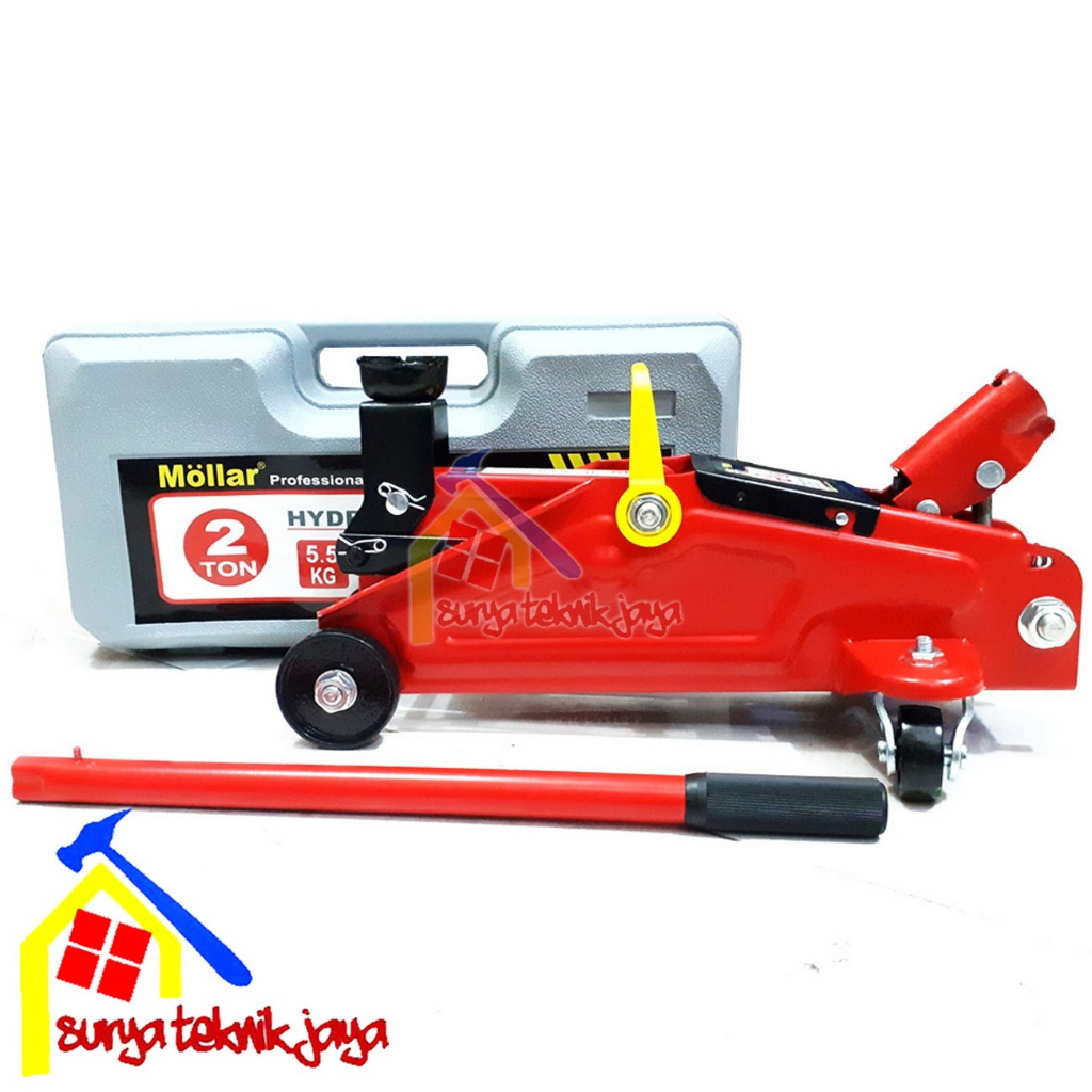 Jual [cuci gudang] Dongkrak Mobil Ukuran 2 Ton Dongkrak Buaya 2T Merah ...