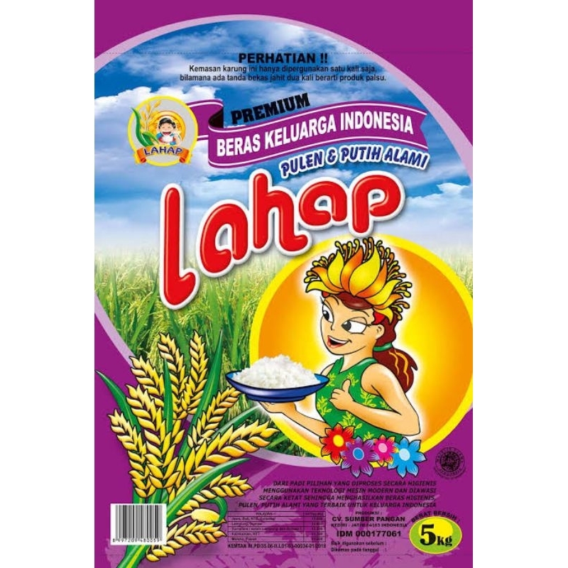 Jual Beras Premium Lahap 5kg | Shopee Indonesia