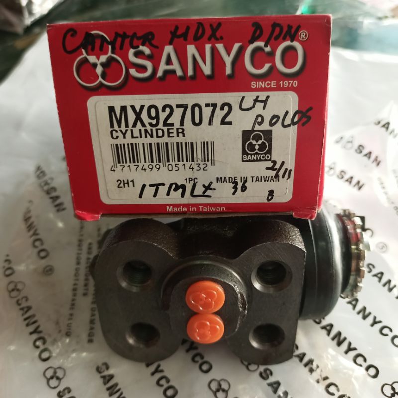 Jual Master Rem Roda Depan PS Canter 125HDX/136HDX Kiri Polos Sanyco ...