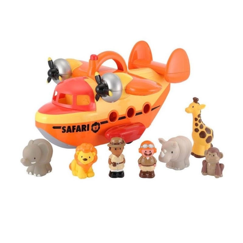 Jual ELC Happyland safari rescue plane playset | Shopee Indonesia