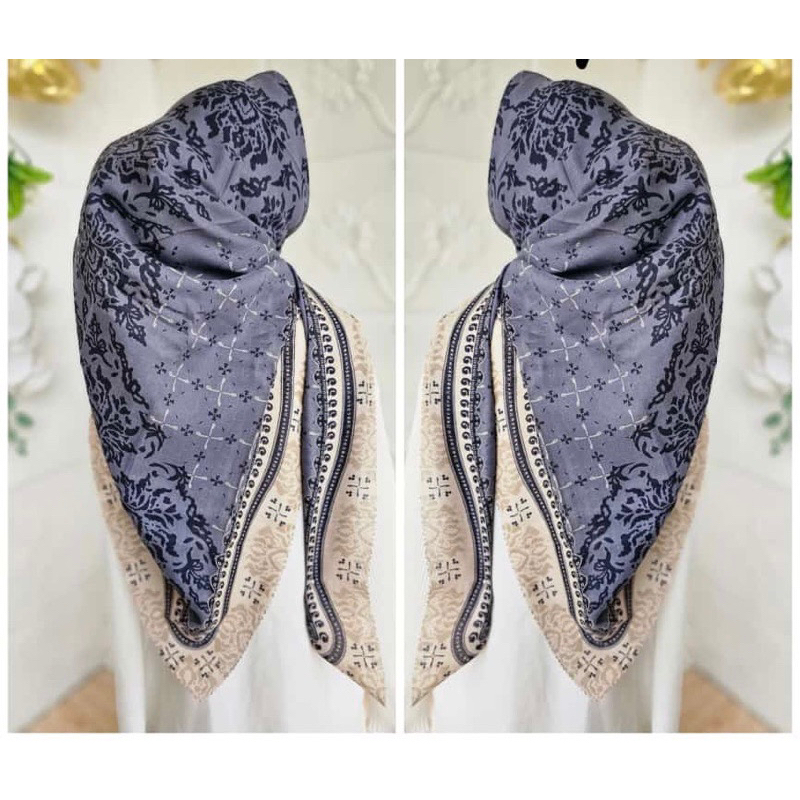 Jual Hijab Voal Motif Premium / Hijab Voal Segi Empat / Hijab Syari ...