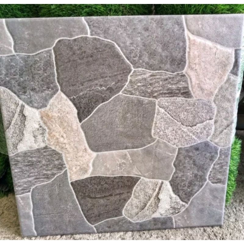 Jual Keramik 40x40 Batu Alam Motif Batu Oslo By Asia Tile | Shopee ...
