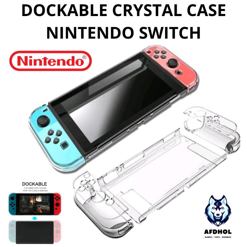 Jual CRYSTAL CASE MIKA NINTENDO SWITCH V1 V2 DOCKABLE CASING TRANSPARAN ...