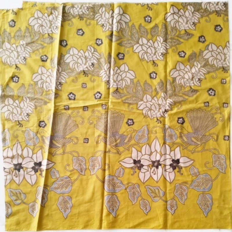 Jual KAIN BATIK WARNA KUNING / BATIK WARNA KUNING ORANGE | Shopee Indonesia