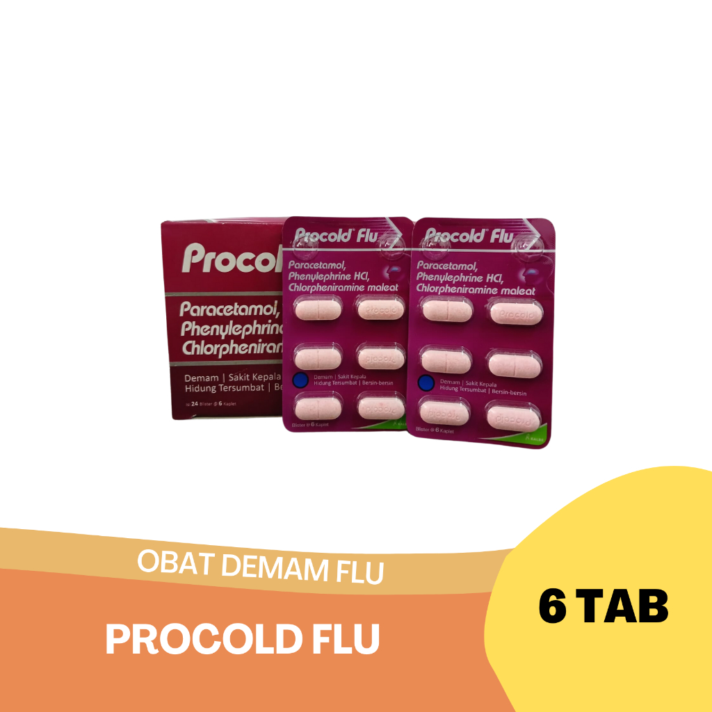 Jual Procold flu tab per 1 strip | Shopee Indonesia