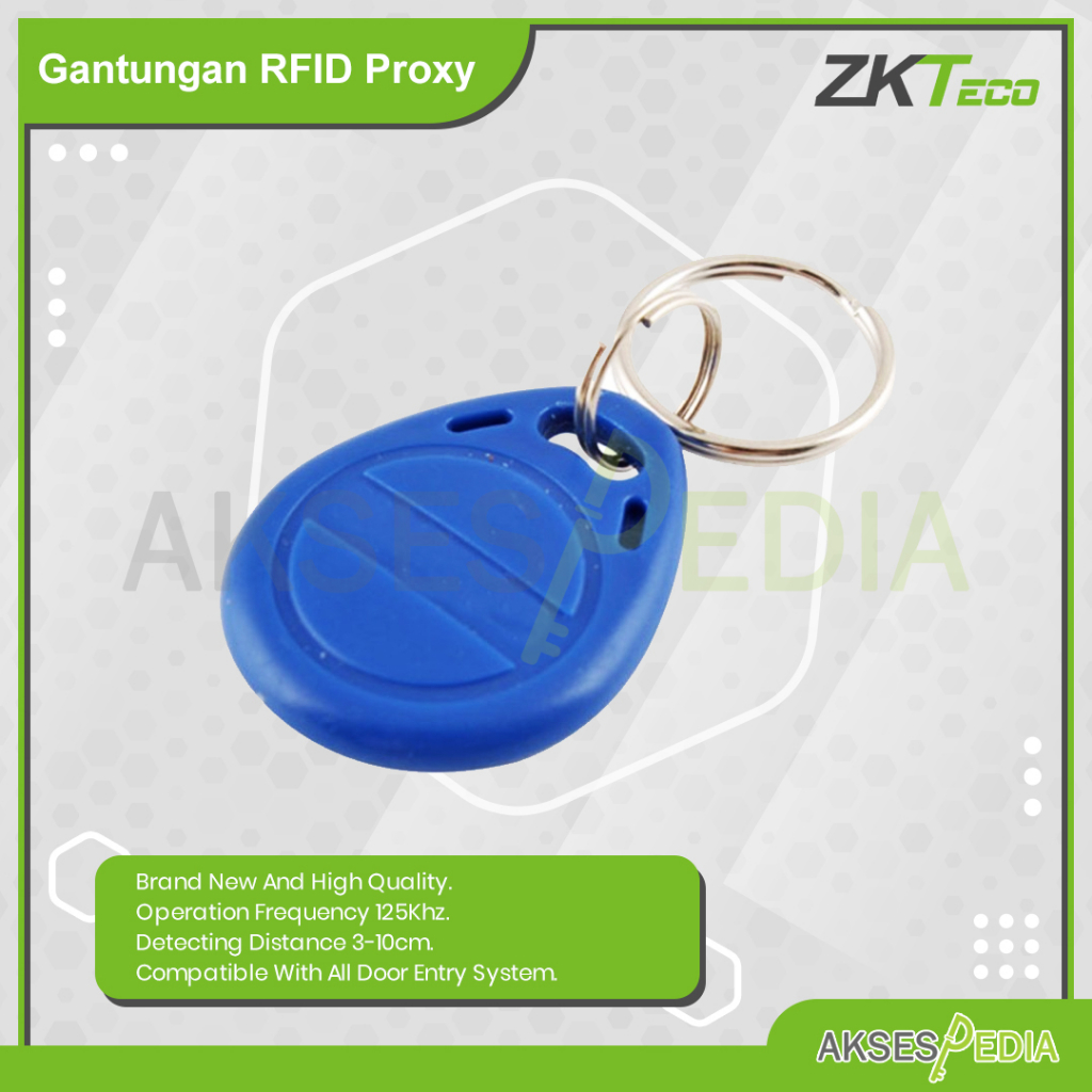 Jual RFID Tag Key Gantungan Kunci Proximity 125Khz ( Warna Random ...