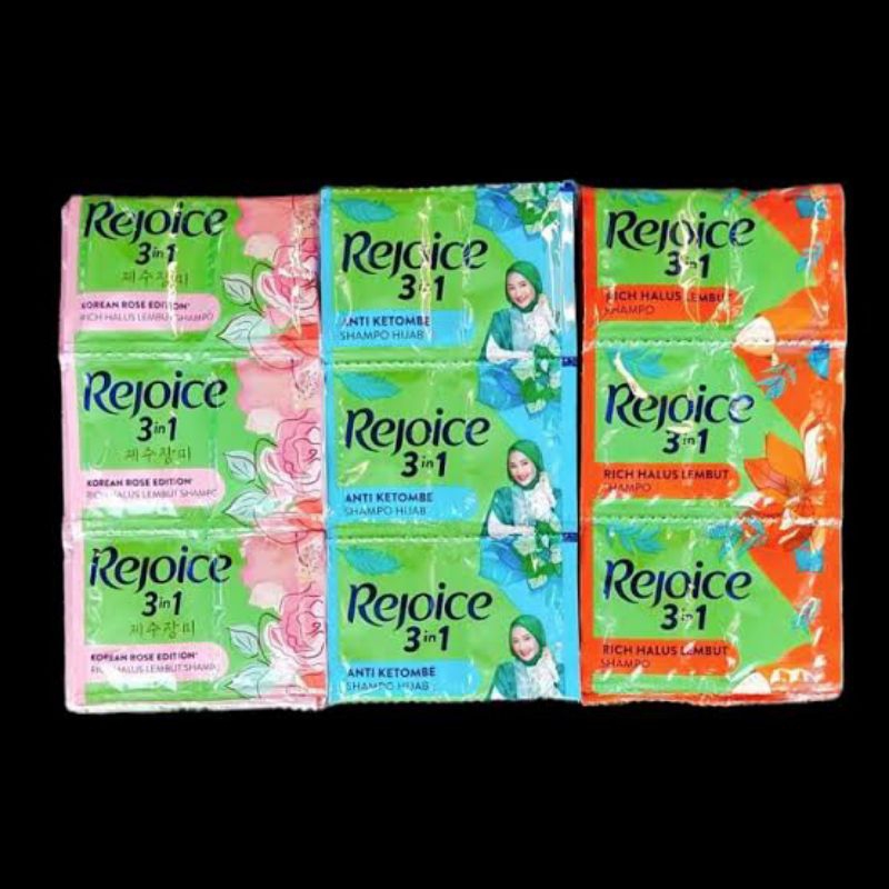 Jual Rejoice 3in1 Shampo Sachet(Isi 12Pcs) | Shopee Indonesia