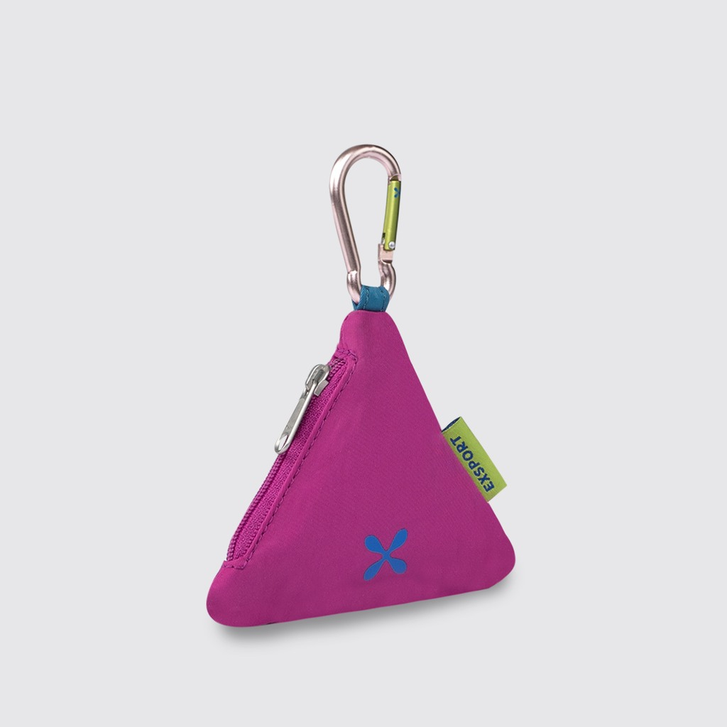 Jual Tas Kecil Triangle Coin Pouch - Fuschia | Shopee Indonesia