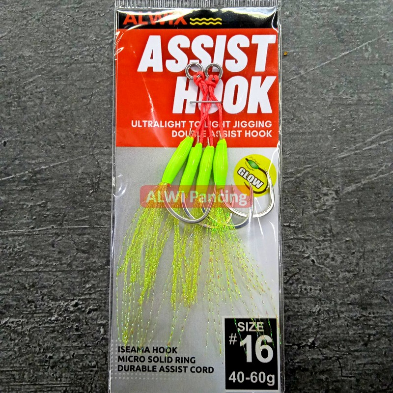 Jual ALWIX 2 SET Double Assist Hook GID Jigging Metal Jig 7gr 10gr 20gr ...