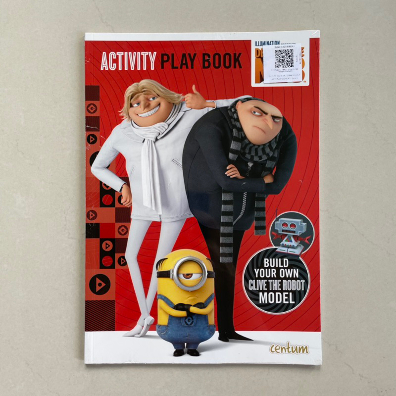 Jual Buku ORI | Despicable Me 3 Activity Play Book Minions Build Robot ...
