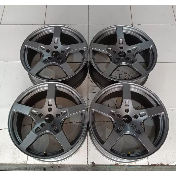 Jual velg mobil 2nd racing jdm new hsr pente ring 18 lebar 8 pcd 5x114,3 | Shopee Indonesia