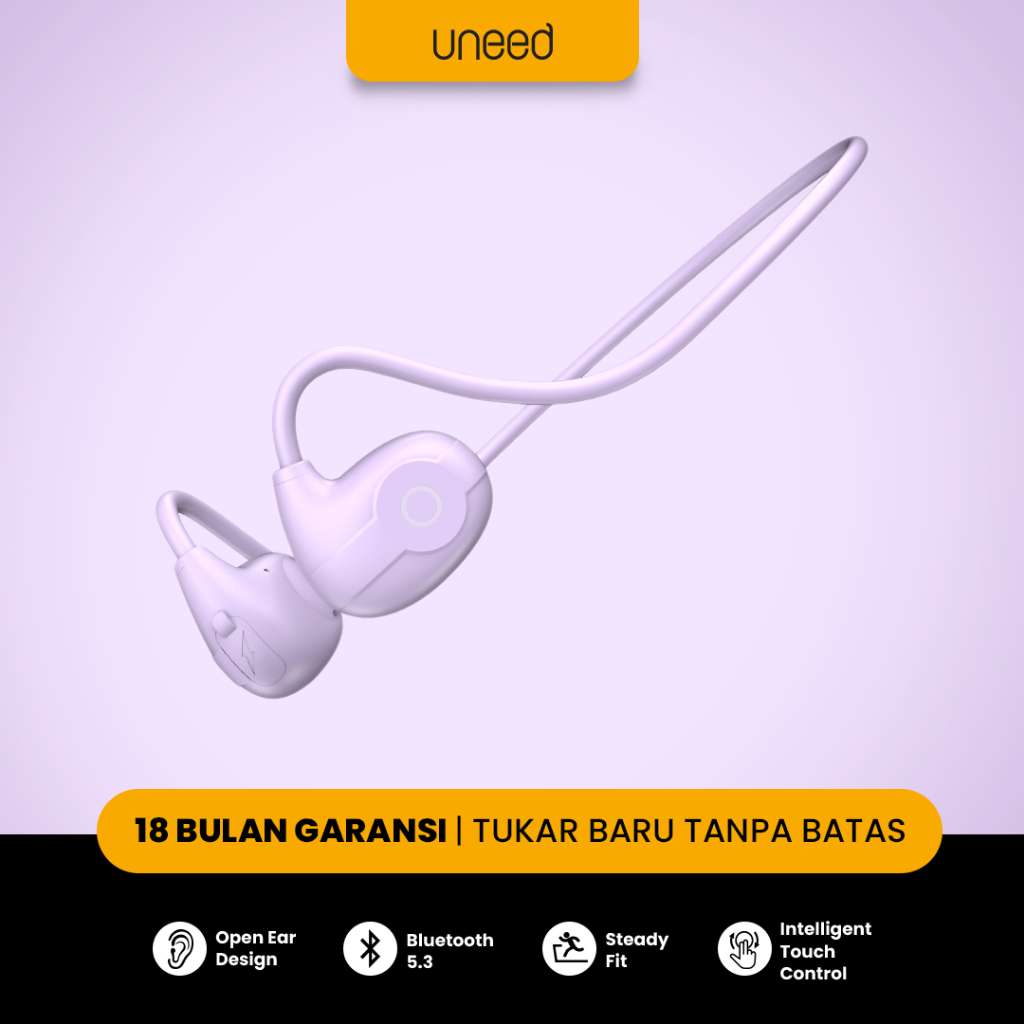 Jual UNEED S1 Open Ear Air Conduction Sport Bluetooth Earphone - UEP511 | Shopee Indonesia