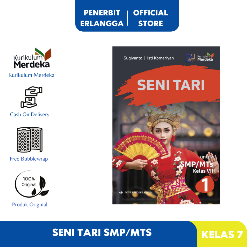Jual [Erlangga Official] Seni Tari Smp/Mts Kelas 7 Kurikulum Merdeka | Shopee Indonesia